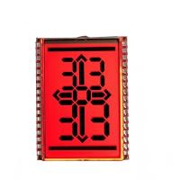 China Customized 4 Digit TN Segment LCD Display Red Backlight Meter -30 to 80C Wide Temp for sale