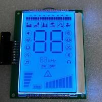 China Customized RGB Backlight HTN Segment LCD Display Screen For Instrument With Various Viewing Directions for sale