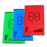 China Customized RGB Backlight HTN Segment LCD Display Screen For Instrument With Various Viewing Directions for sale