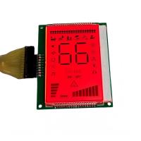China Customized RGB Backlight HTN Segment LCD Display Screen For Instrument With Various Viewing Directions for sale