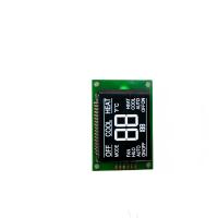 China Customized 4 Digit VA LCD Display White Backlight for Thermostat -20 to 70 Degree for sale