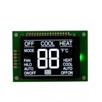 China Customized 4 Digit VA LCD Display White Backlight for Thermostat -20 to 70 Degree for sale
