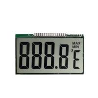 China Customized Small Mini 4 Digits TN LCD Display Module for Temperature with Operating Temperature -20° to +70° for sale