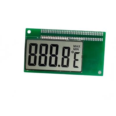 China Customized Small Mini 4 Digits TN LCD Display Module for Temperature with Operating Temperature -20° to +70° for sale