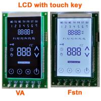 China Customized VA Type LCD Display Module with Touch Panel for Thermostat, Operating Temperature -30~+80℃, RoHS Compliant for sale