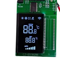 China Customized VA Type LCD Display Module White Backlight 2.8-5.0V for HVAC Thermostat for sale
