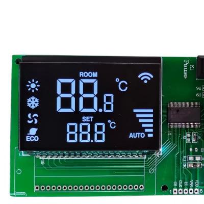 China Customized VA LCD Display Module White Backlight 2.8-5.0V for HVAC Thermostat for sale