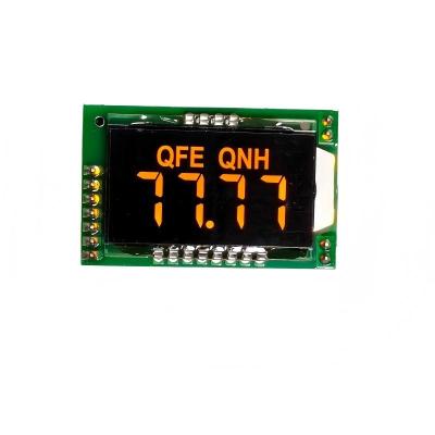 China Customized Size VA COB LCD Display Module With Amber Color Backlight for Instruments and Wide Temperature Range for sale