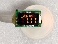 China Customized Size VA COB LCD Display Module With Amber Color Backlight for Instruments and Wide Temperature Range for sale