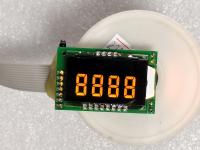 China Customized Size VA COB LCD Display Module With Amber Color Backlight for Instruments and Wide Temperature Range for sale
