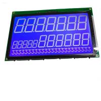 China Custom Monochrome 22 Digit LCD Display Board for Fuel Dispenser Wide Temp -20 to 80C for sale