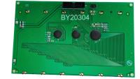 China Custom Monochrome 22 Digit LCD Display Board for Fuel Dispenser Wide Temp -20 to 80C for sale