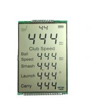 China Customized 17 Digits TN Segment LCD Display Reflective Positive Glass Panel for sale