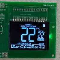 China Customized VA Transmissive Negative LCD Glass Display 2.8V-5.0V for RV Thermostat for sale