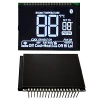 China Customized VA Transmissive Negative LCD Glass Display 2.8V-5.0V for RV Thermostat for sale