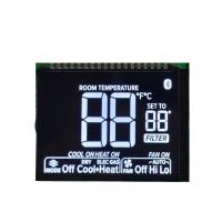 China Customized VA Transmissive Negative LCD Glass Display 2.8V-5.0V for RV Thermostat for sale
