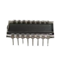 China Custom Mini 6 Digit 7 Segment Reflective LCD Glass Display with Metal Pin 2.8V for sale