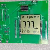 China Custom TN Reflective LCD Glass Screen 2.8V-5.0V for Blood Glucometer Medical Display for sale