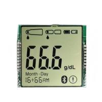 China Custom TN Reflective LCD Glass Screen 2.8V-5.0V for Blood Glucometer Medical Display for sale