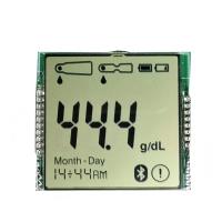 China Custom TN Reflective LCD Glass Screen 2.8V-5.0V for Blood Glucometer Medical Display for sale