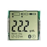 China Custom TN Reflective LCD Glass Screen 2.8V-5.0V for Blood Glucometer Medical Display for sale