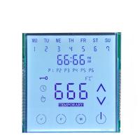 China Custom FSTN LCD Display Module 2.8V-5.0V White Backlight Touch Screen for Thermostat for sale