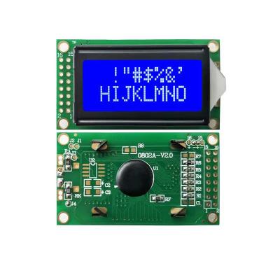 China 0802A High Quality Character Display Module 8x2 Alphanumeric Panel for Industrial Control & Electronic Equipment for sale