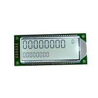China Customized 7 Segment LCD Display Module 2.8-5.0V for Electric Meter with White Backlight for sale