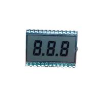 China Customized 3 Digit TN Positive LCD Display Panel 2.8-5.0V Wide Temp -30~80°C for sale