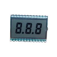 China Customized 3 Digit TN Positive LCD Display Panel 2.8-5.0V Wide Temp -30~80°C for sale