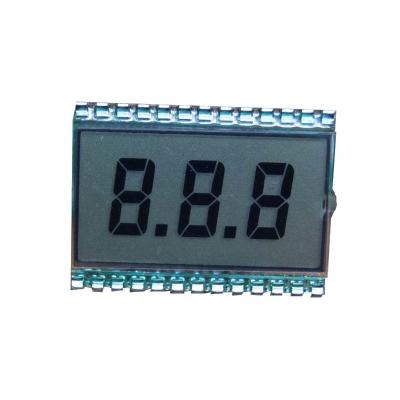 China Customized 3 Digit TN Positive LCD Display Panel 2.8-5.0V Wide Temp -30~80°C for sale