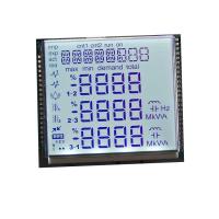 China Customized FSTN 14 Segment Monochrome LCD Display for 3 Phase Energy Meter 2.8V to 5.0V for sale
