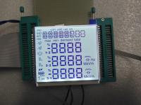 China Customized FSTN 14 Segment Monochrome LCD Display for 3 Phase Energy Meter 2.8V to 5.0V for sale