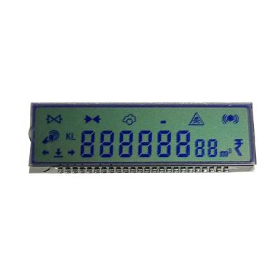 China Cheap Customized Size 7 Segment 8 Digit Reflective Positive Stn Lcd Display Screen For Gas Meter for sale
