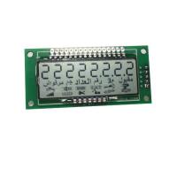 China Customized size 8 digit tn reflective positive lcd screen display for water meter for sale
