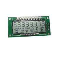 China Customized size 8 digit tn reflective positive lcd screen display for water meter for sale