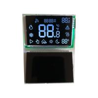 China Customized VA LCD Display Module 12 Digit Black Screen for HVAC Thermostat 2.8V-5.0V for sale