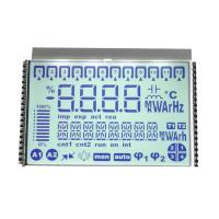 China Customized FSTN 7 14 Segment Monochrome LCD Screen Display for 3 Phase Smart Energy Meter 2.8V to 5.0V for sale