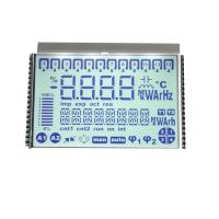 China Customized FSTN 7 14 Segment Monochrome LCD Screen Display for 3 Phase Smart Energy Meter 2.8V to 5.0V for sale