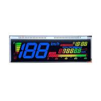 China Custom 7 Segment VA LCD Display Multi Color HTN LCD Screen for HONDA 53x25mm for sale