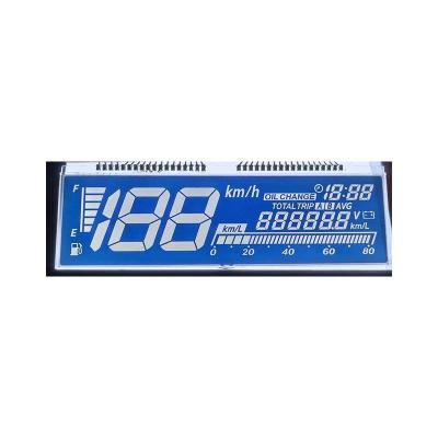 China Customized size 7 segment lcd monochrome motorcycle lcd display panel screen for HONDA for sale
