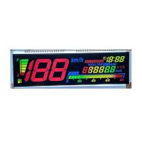 China Custom 7 VA Type Multi Color Segment LCD Display Panel Screen for HONDA Motorcycle 53x25mm for sale