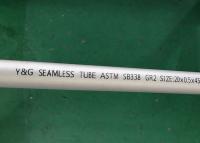 China ASTM B338 Gr1 Gr2 Titanium Seamless Tube OD 89mm High Purity Industrial Pipe for sale