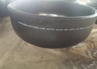 China Black Coating Carbon Steel Pipe Cap DN20 to DN1800 SCH10 to XXS for sale