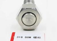 China 316L Stainless Steel Fully Threaded Stud ASTM A193 B8 A194 8 M5 Custom Length for sale