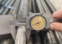 China Round HF Finned Tube Stainless Steel Beveled End 12.7mm 15.88mm for sale