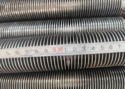 China Longitudinally Finned Carbon Steel Tube Beveled Threaded Flared Expanded Design HF Fin Type for sale
