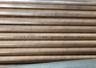 China Copper Alloy Tube C12200 Seamless Cold Rolled Pipe ±0.05mm Tolerance Custom Length for sale