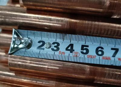 China KL Fin Type Heat Exchanger Cupro Nickel Finned Tube 12.7mm Stud Dia Silver for sale