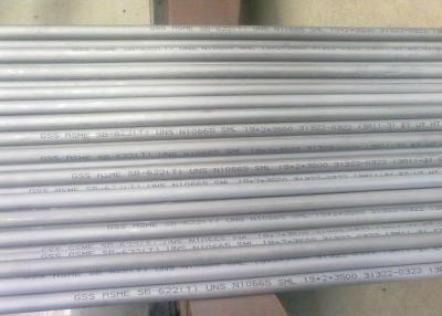 China Hastelloy B UNS N1001 Nickel Alloy Tube 19mm OD for Sulfuric Acid Condenser for sale